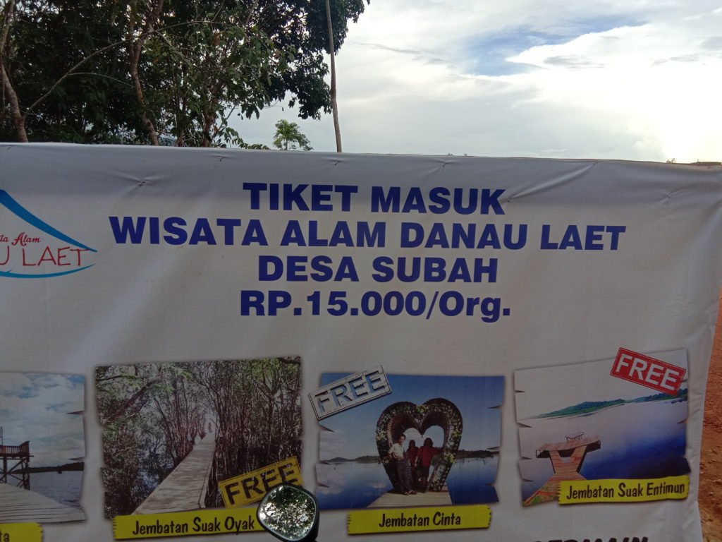 Harga Tiket Danau Laet, Destinasi wisata Baru di Kalimantan Barat ...