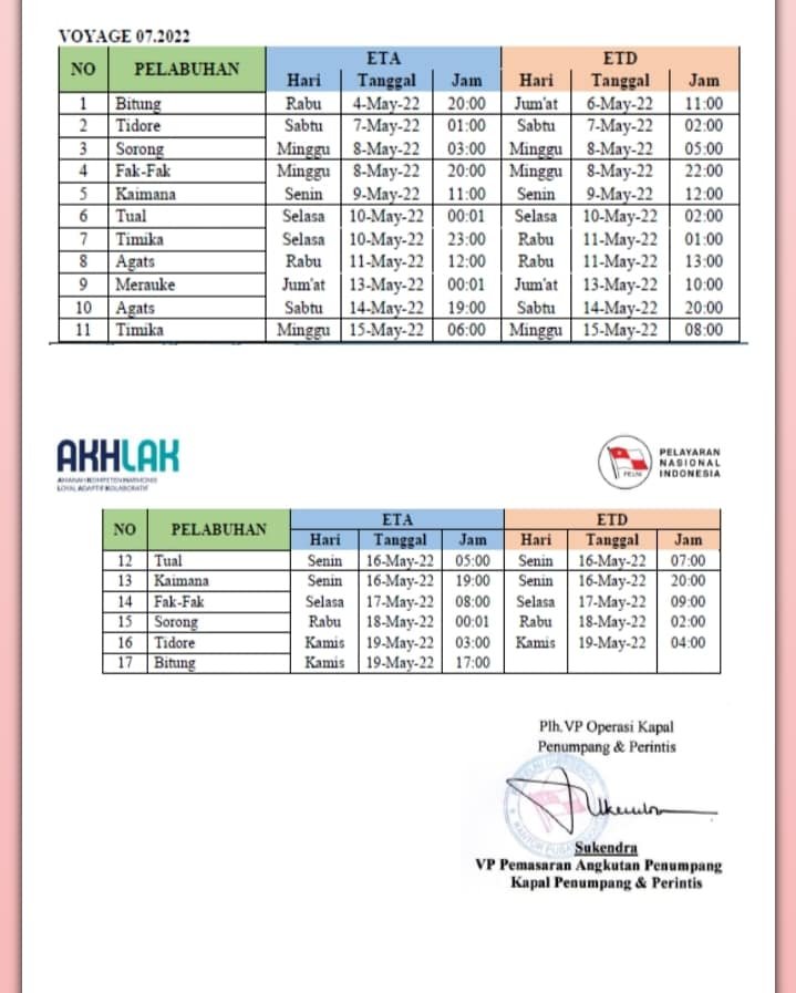 Jadwal Kapal Pelni KM Tatamailau Bulan Juni 2022 Dan Harga Tiketnya ... Jadwal Kapal Pelni KM Tatamailau Bulan Juni 2022 Dan Harga Tiketnya ...